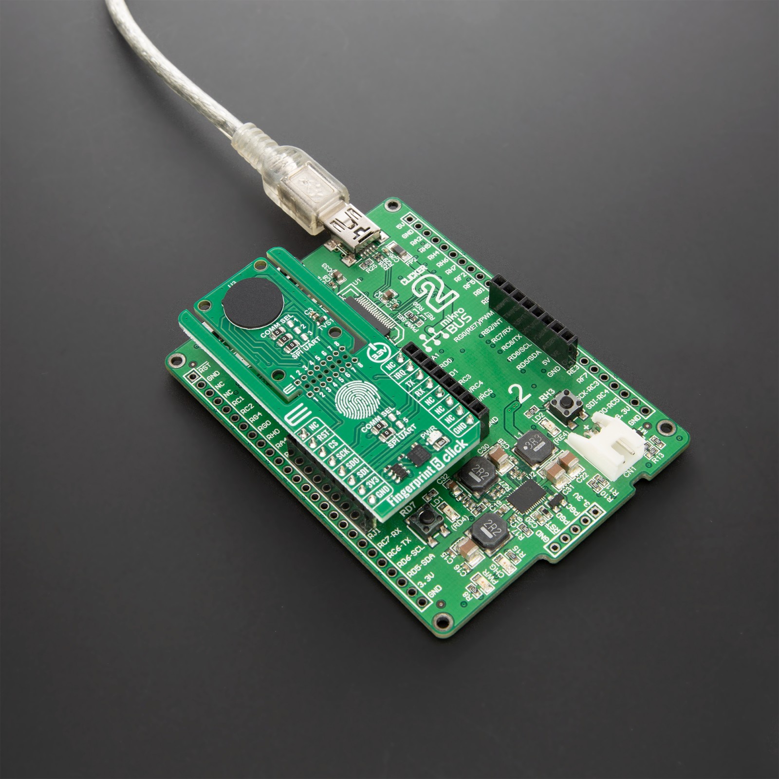 Fingerprint 5 Click - Advanced biometric identification | MIKROE-6787