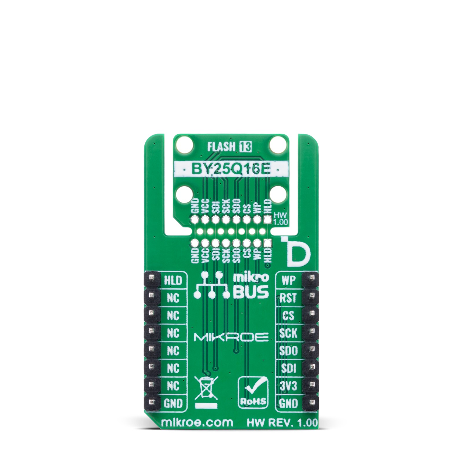 Flash 13 Click - 16Mbit SPI NOR Flash | MIKROE-6592