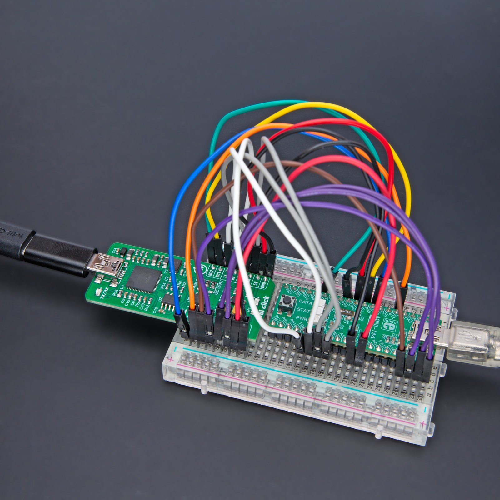 FTDI Click - Board with FT2232H - dual high speed USB 2.0 to UART/I2C ...