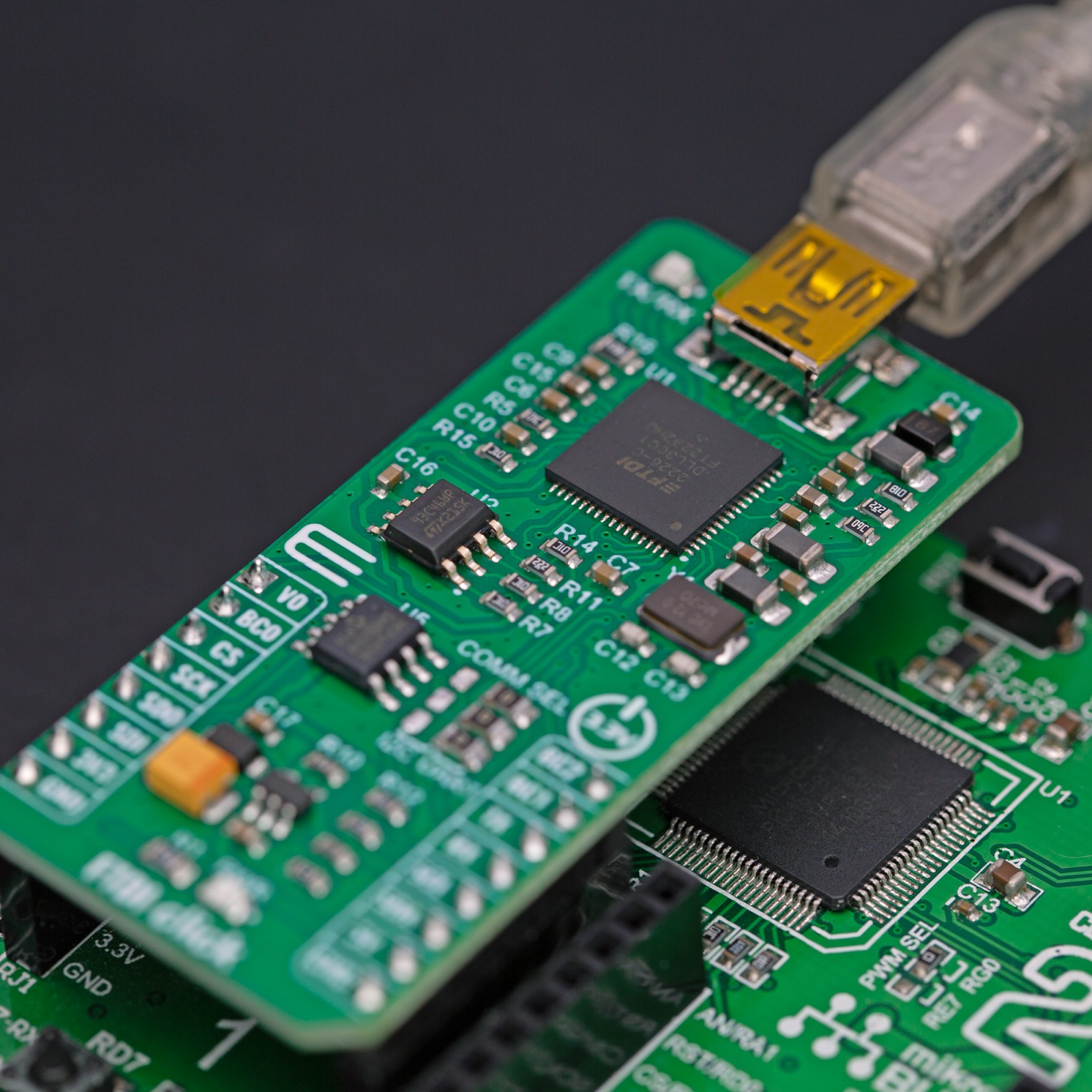 FTDI Click - Board with FT2232H - dual high speed USB 2.0 to UART/I2C ...