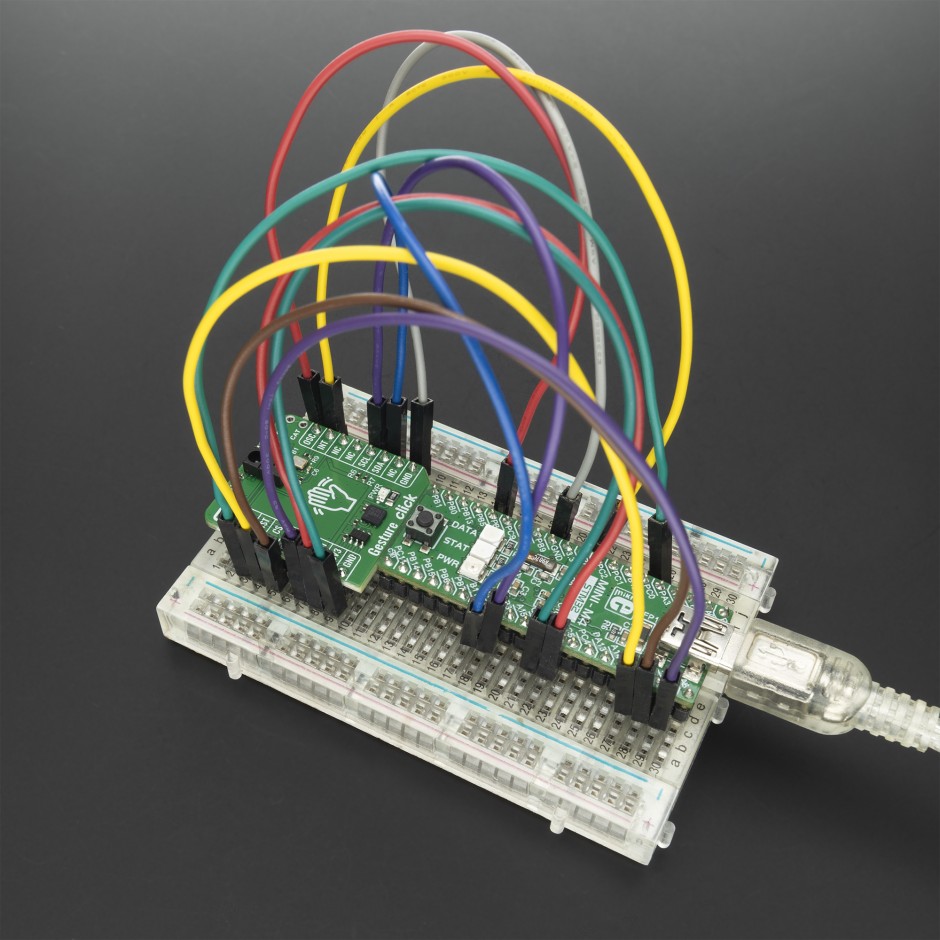 Gesture Click - Imaging-based gesture and proximity sensing | MIKROE-6517