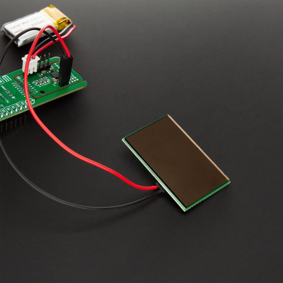 Glass Indoor Solar Cell Module - Energy Harvesting Module | MIKROE- 6894