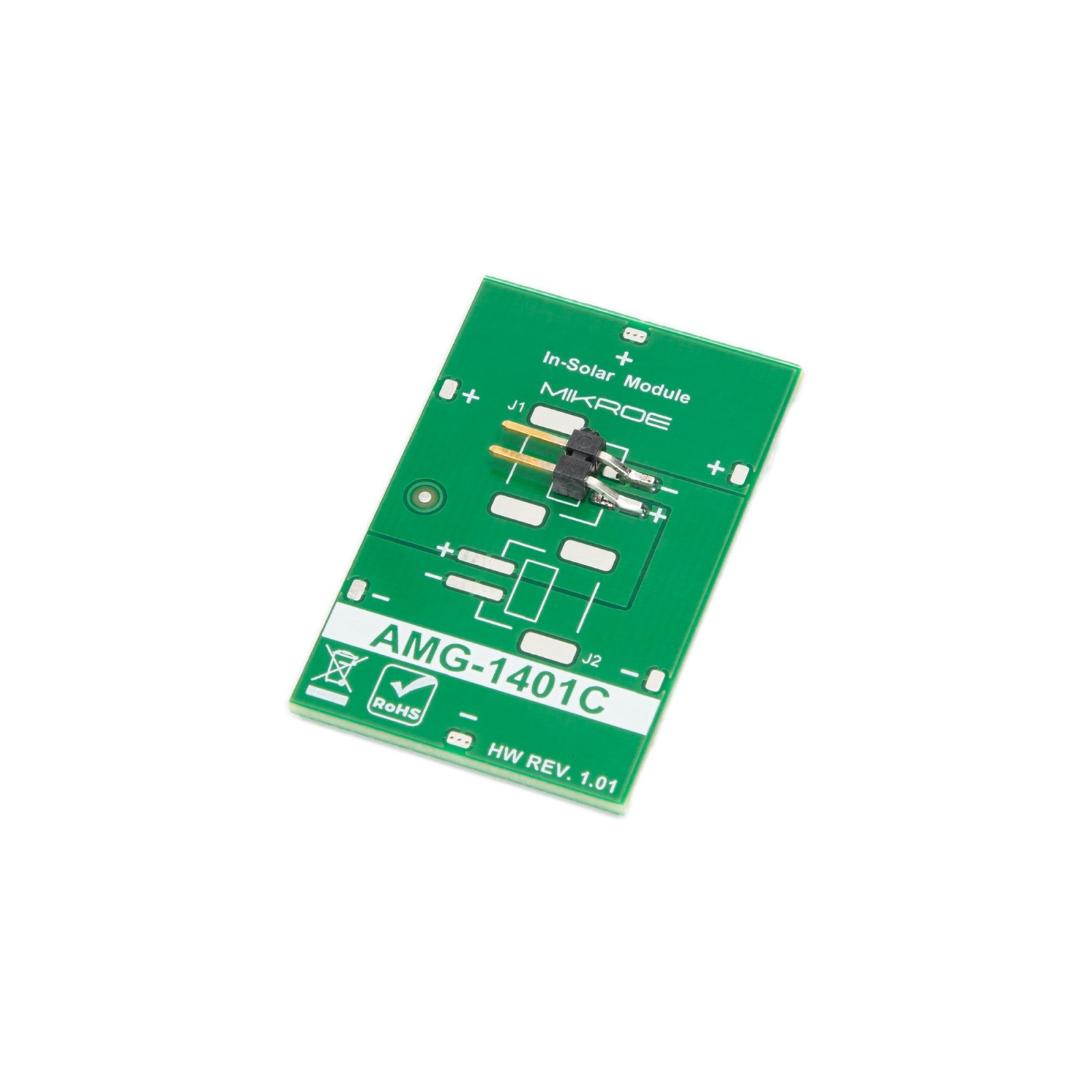 Glass Indoor Solar Cell Module - Energy Harvesting Module | MIKROE- 6894