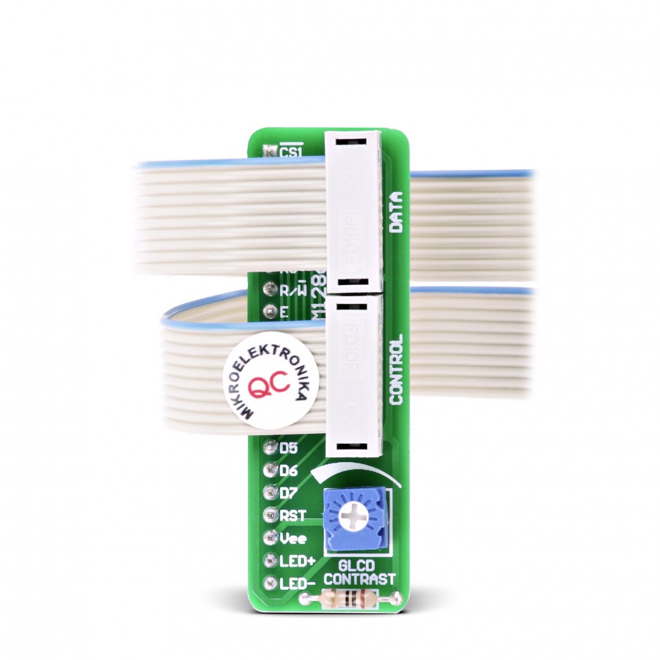GLCD 128x64 Adapter Board - Parallel GLCD interface