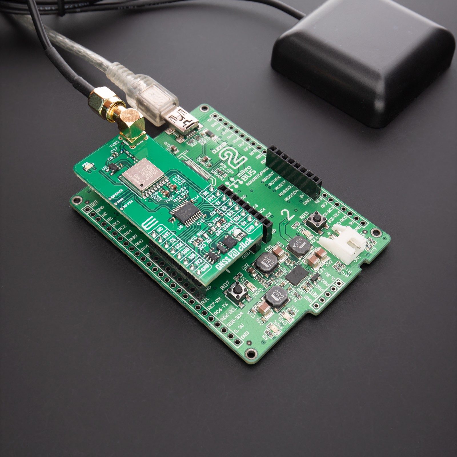 GNSS 20 Click - Satellite-Based Positioning And Navigation | MIKROE-6743