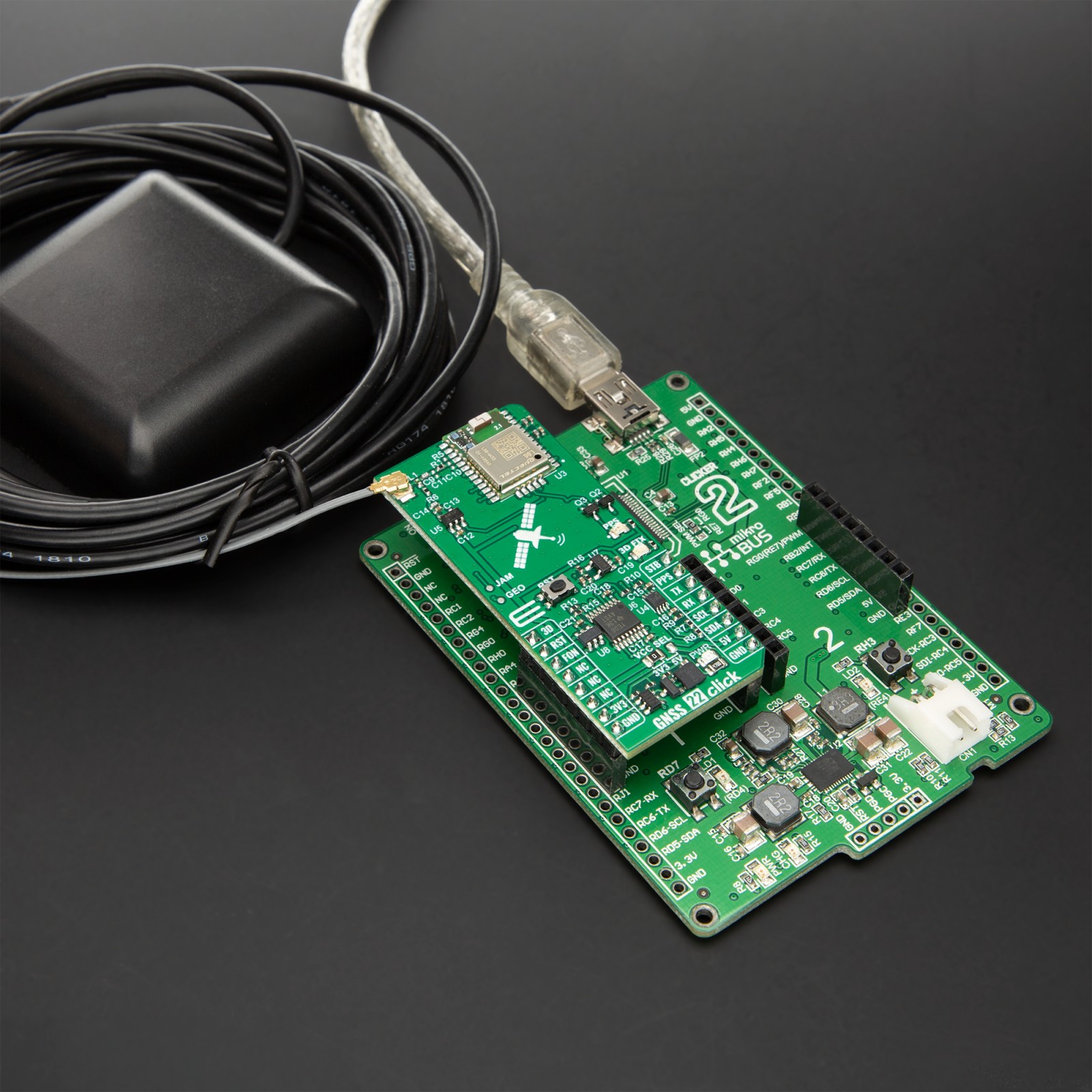 GNSS 22 Click - Single GNSS Receiver | MIKROE-6794