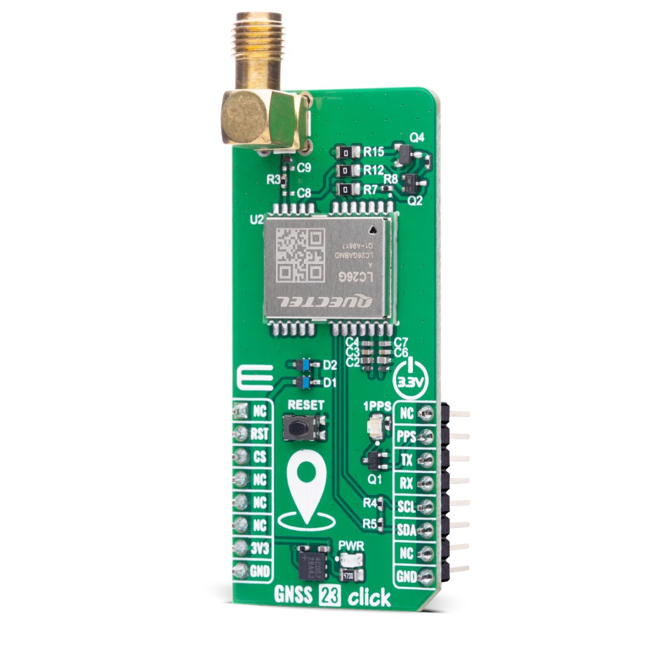 GNSS 23 Click - For multi-GNSS positioning | MIKROE-6526