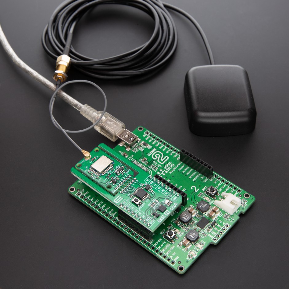 GNSS 24 Click - Global GNSS positioning | MIKROE-6551