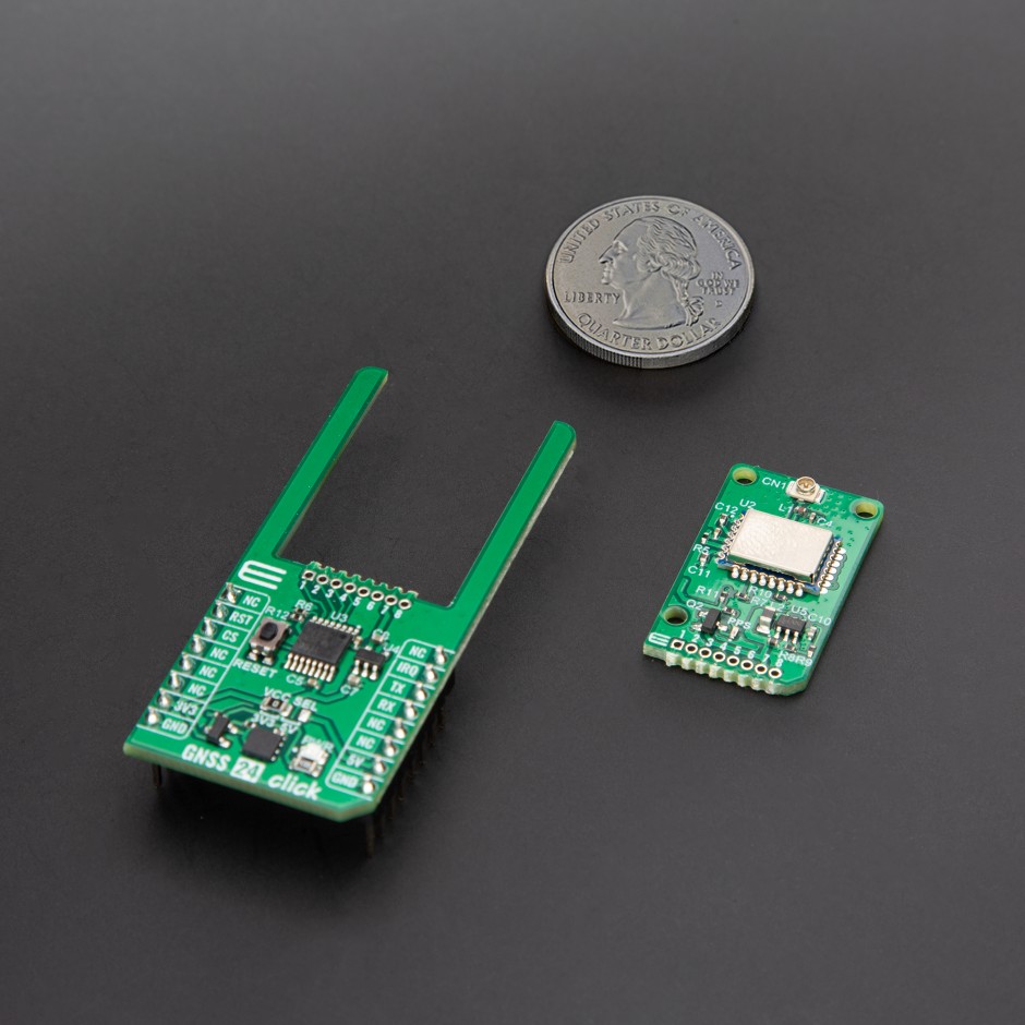GNSS 24 Click - Global GNSS positioning | MIKROE-6551
