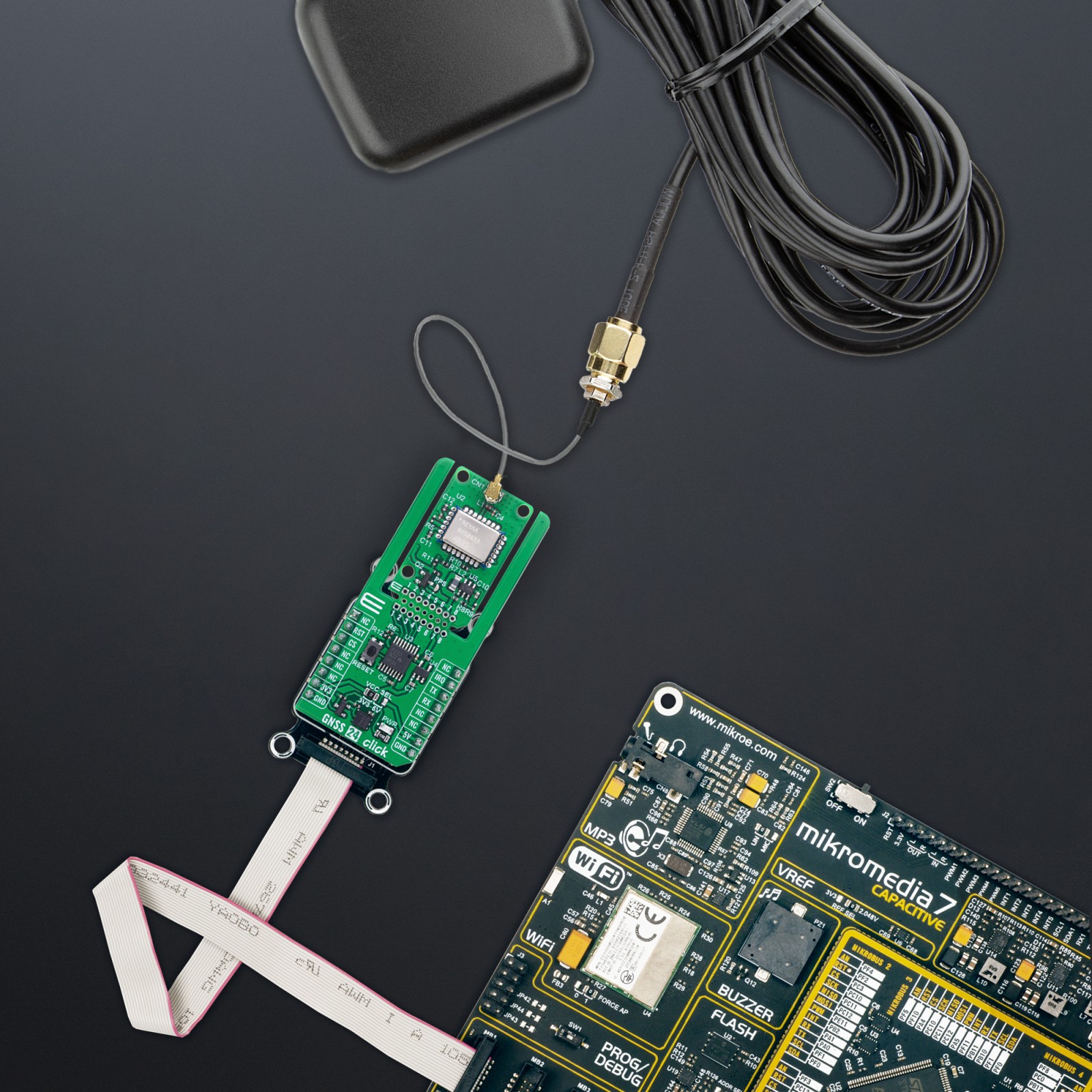 GNSS 24 Click - Global GNSS positioning | MIKROE-6551