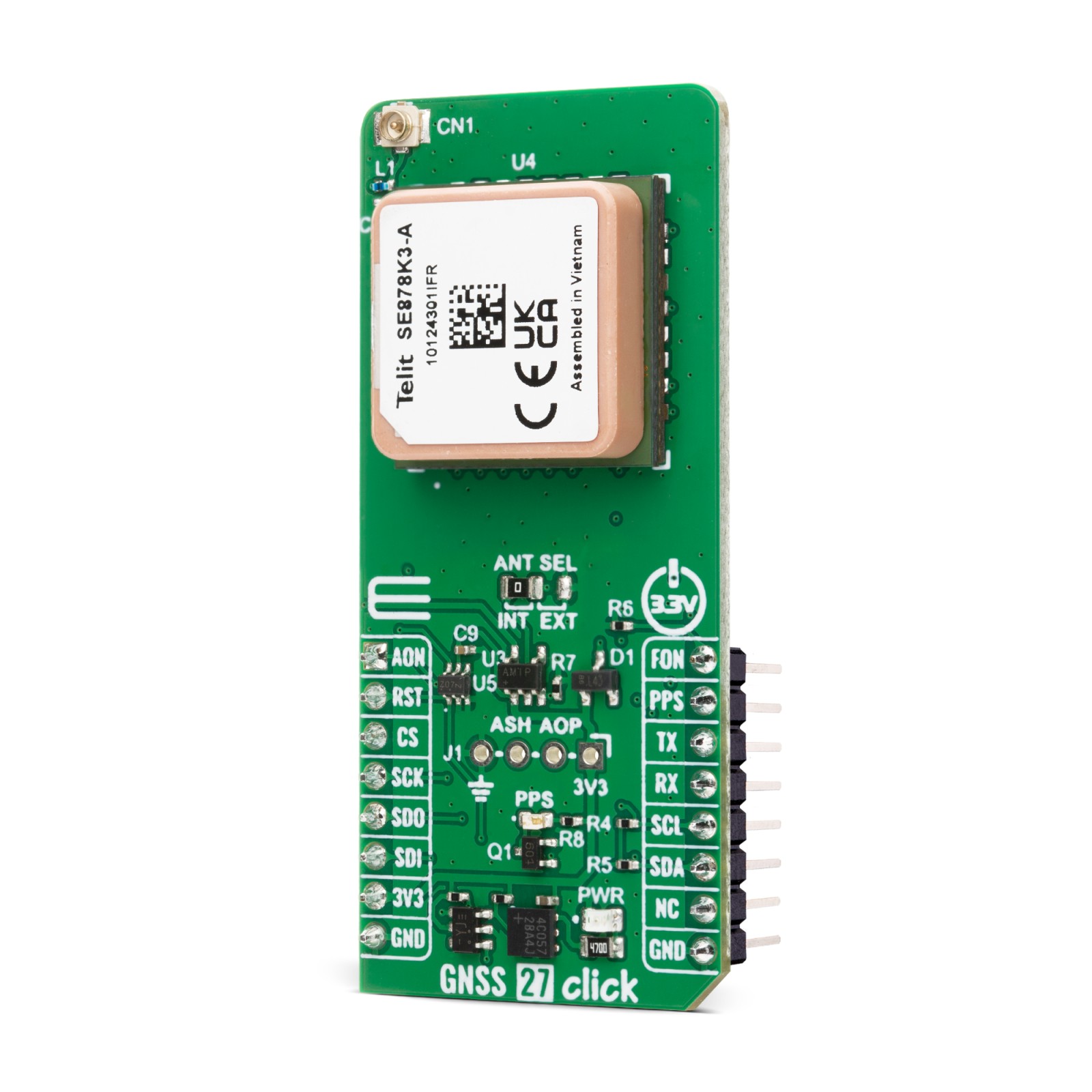 GNSS 27 Click - Complete GNSS receiver | MIKROE-6766