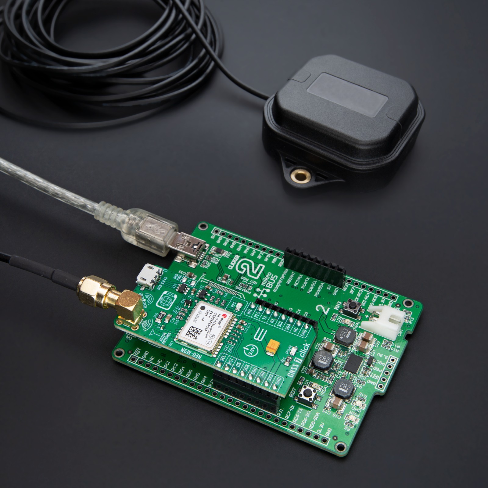 NEO-M9N GNSS Module – GNSS 7 Click for Precision Positioning