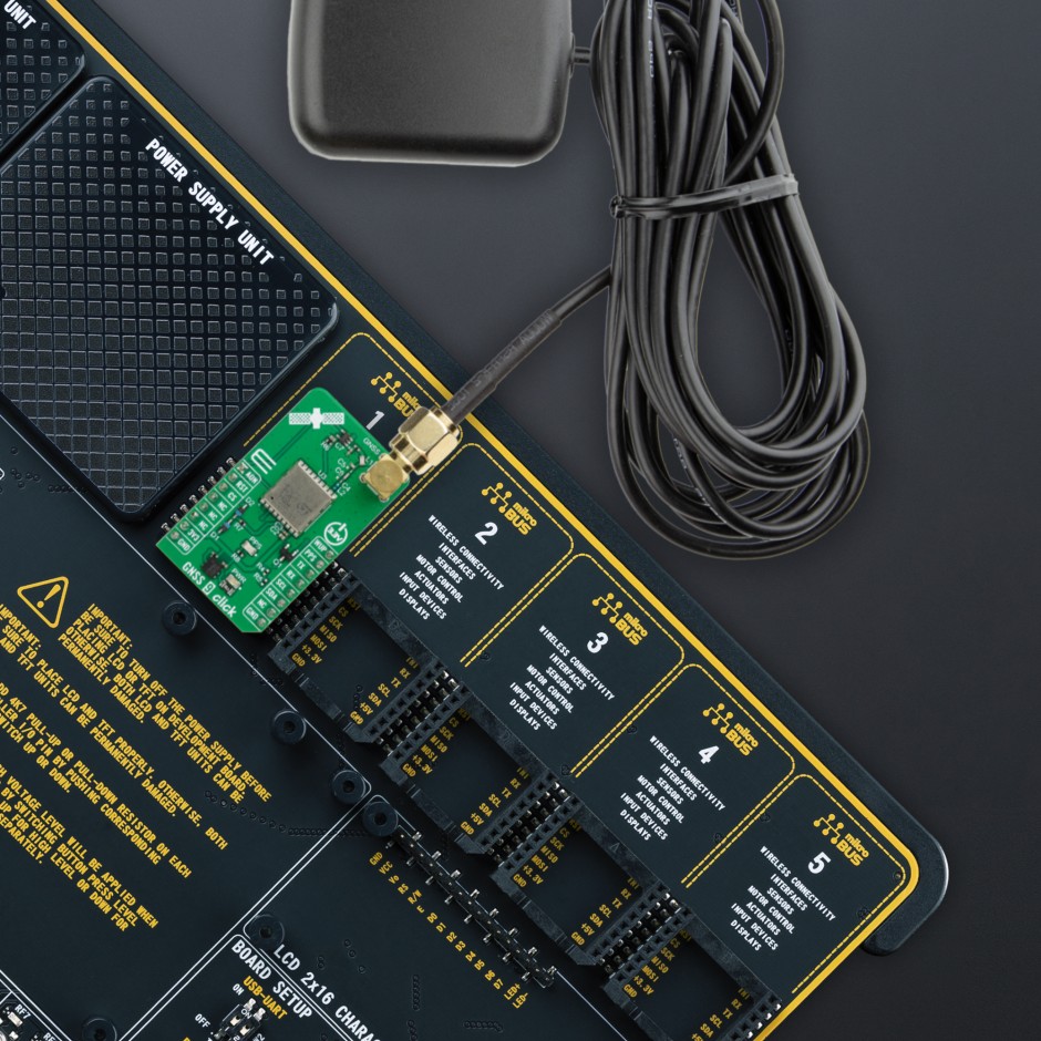 GNSS 9 Click - For reliable positioning | MIKROE-6073