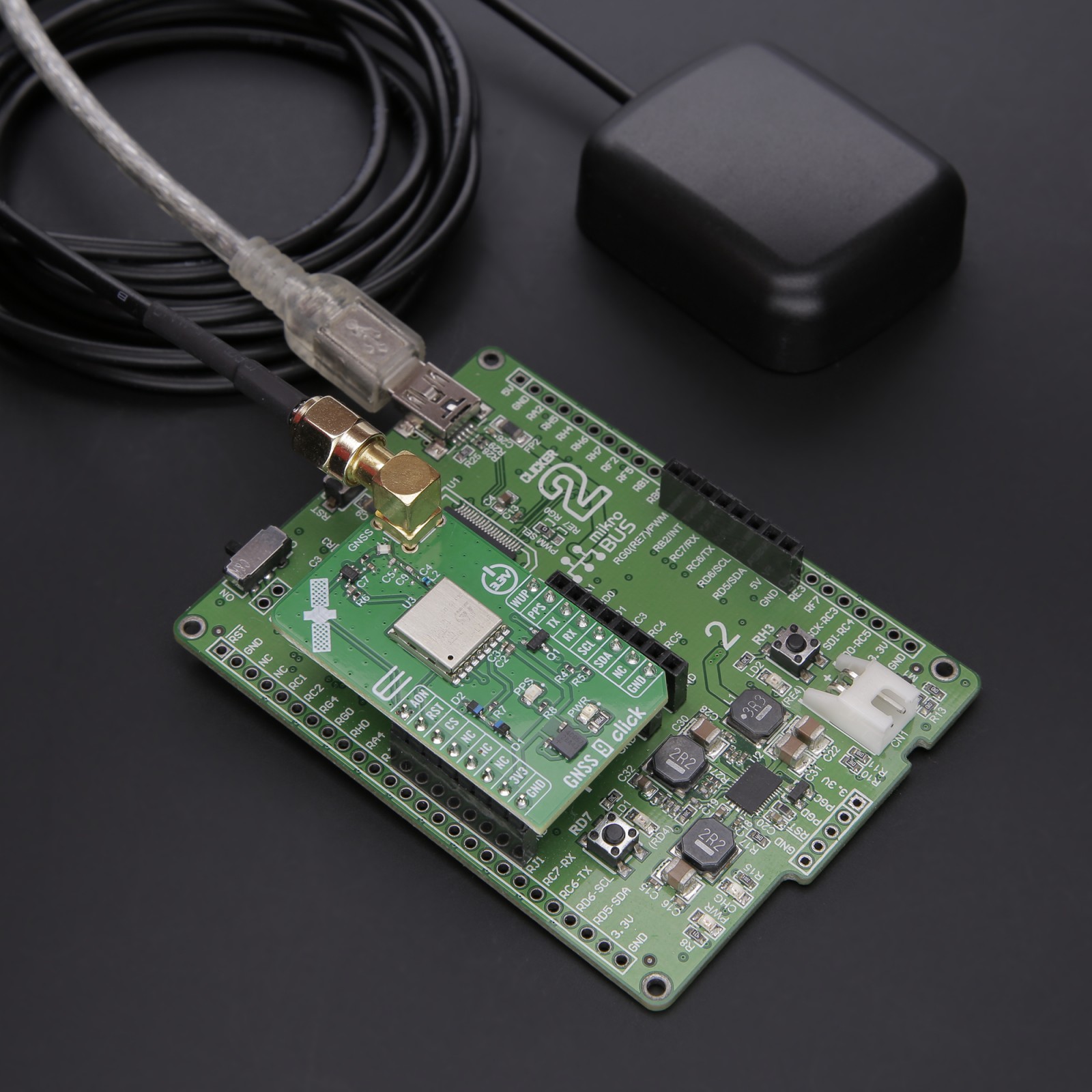 GNSS 9 Click - For reliable positioning | MIKROE-6073