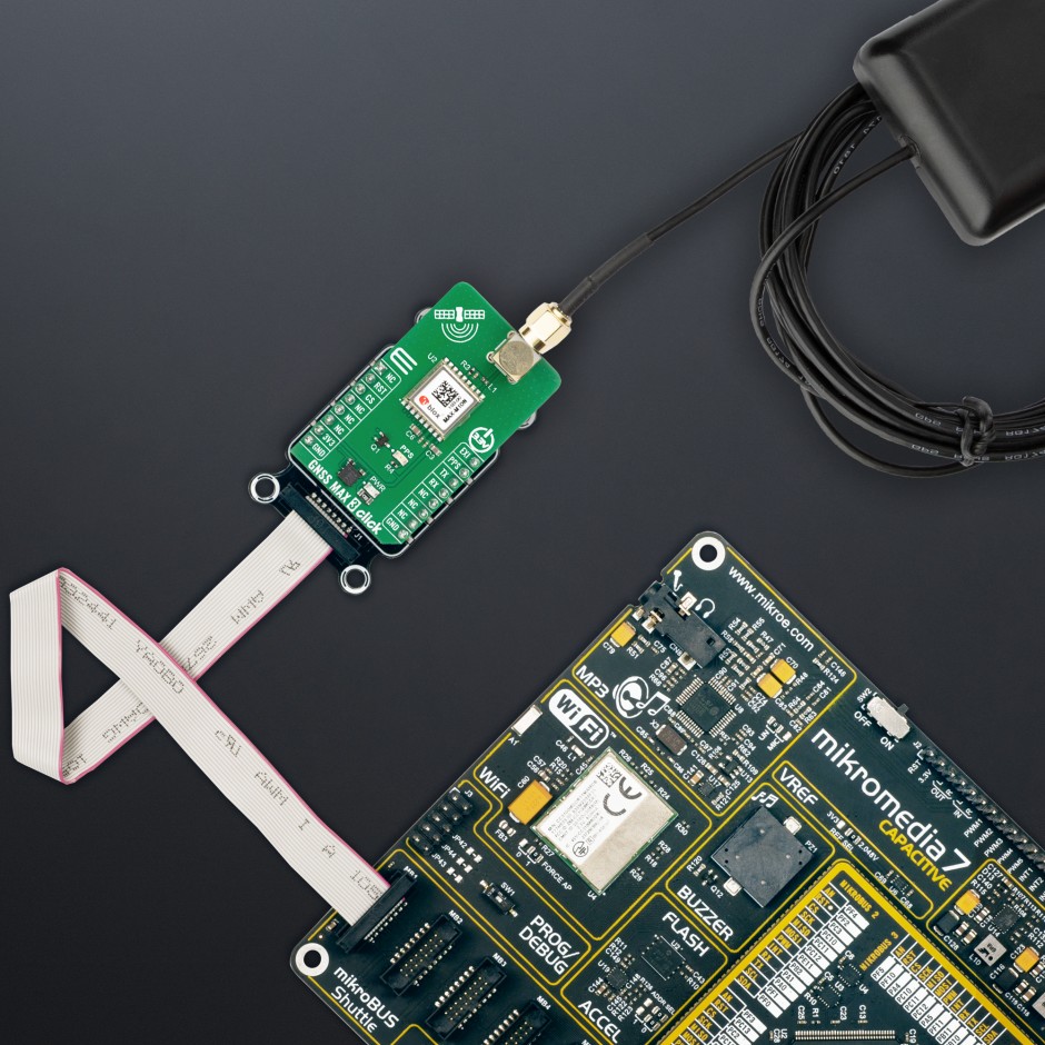 GNSS MAX 3 Click - Standard-Precision GNSS | MIKROE-6786