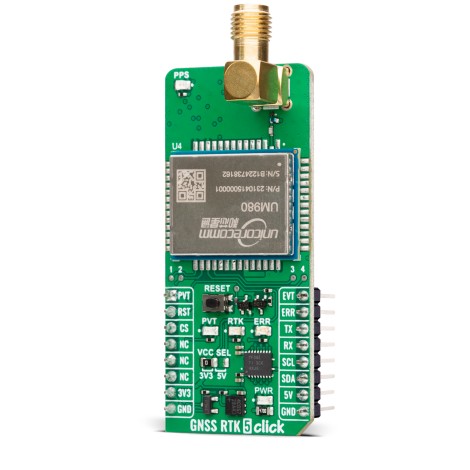 GNSS RTK 5 Click - For centimeter-level positioning| MIKROE-6451