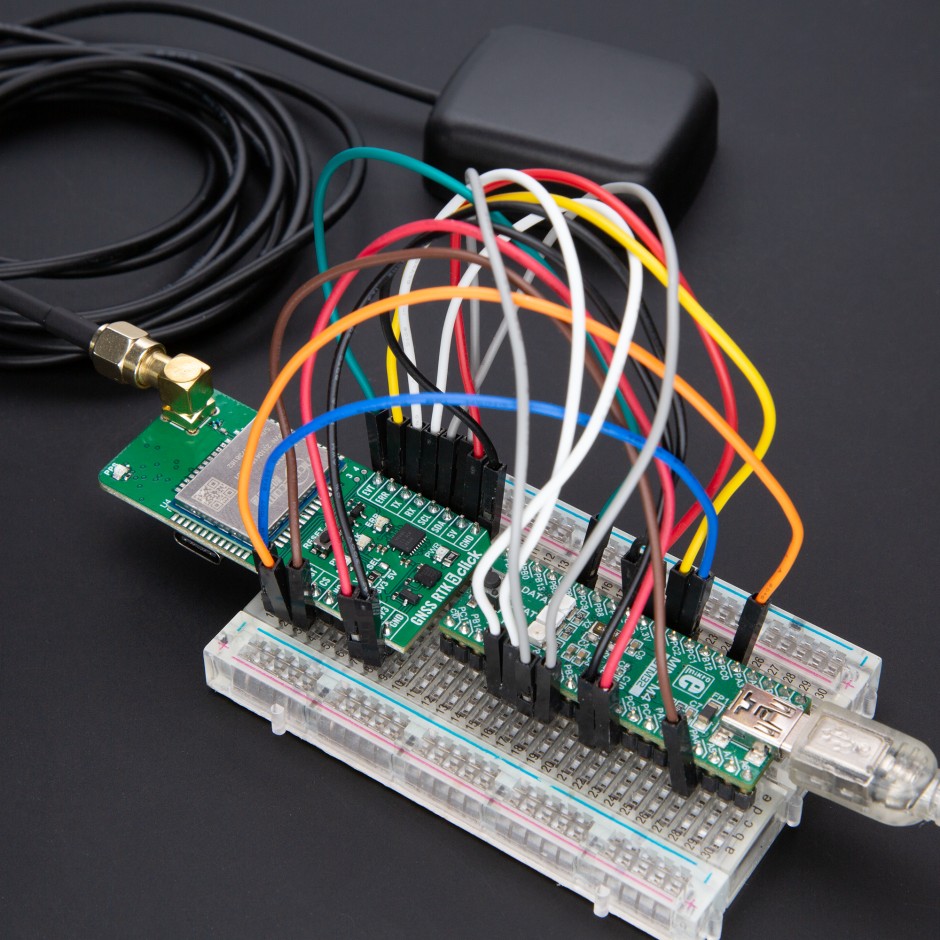 GNSS RTK 5 Click - For centimeter-level positioning| MIKROE-6451