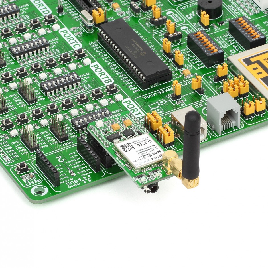 GSM 2 Click with M95 Module – Cellular Communication Add-On Board