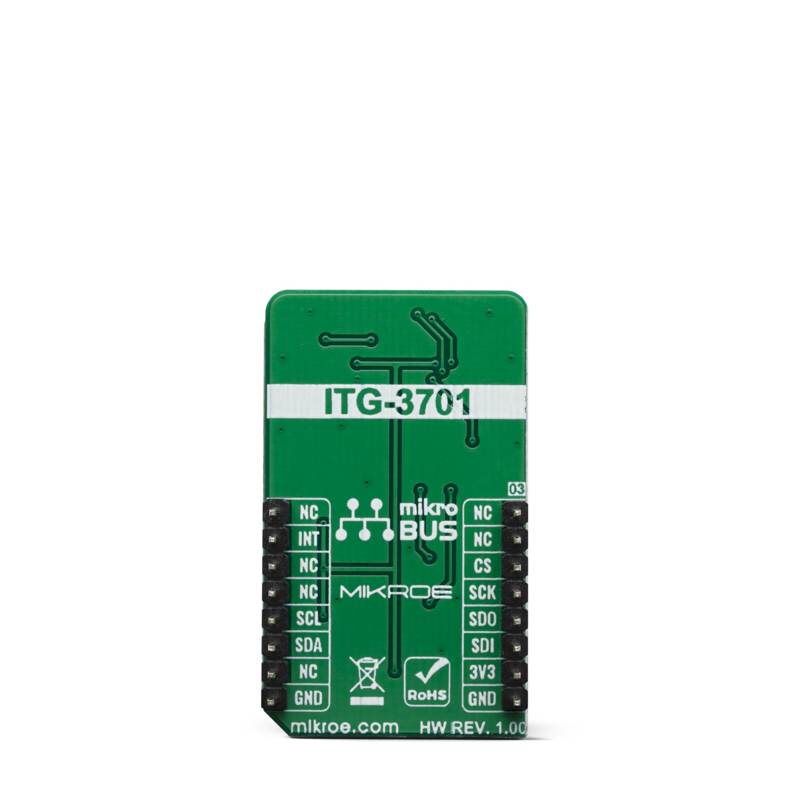 Gyro 5 Click – 3-Axis Gyroscope Sensor | mikroBUS™