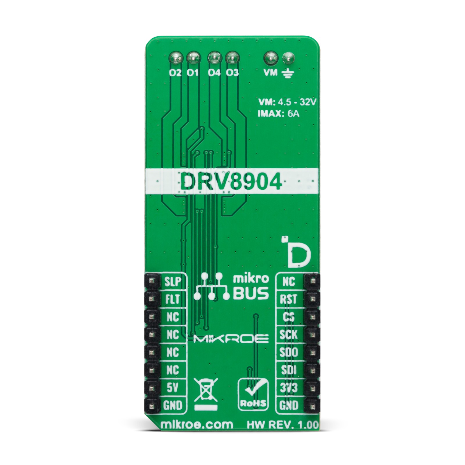 H-Bridge 18 Click - For BDC and stepper motors | MIKROE-6508