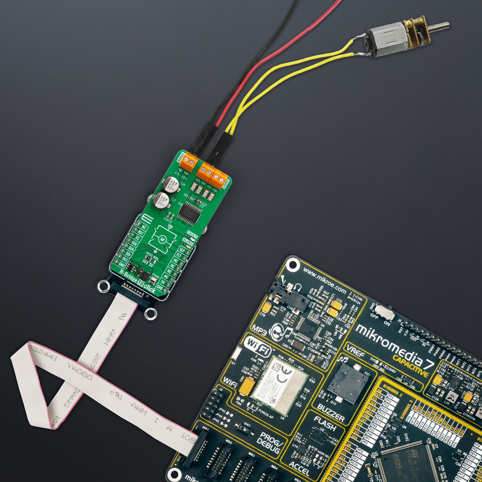 H-Bridge 18 Click | DRV8904-Q1 Quad Half-Bridge Motor Driver