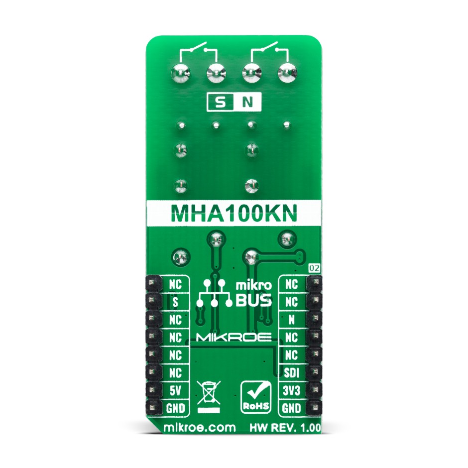 Hall Switch 2 Click | MHA100KN Hall Effect Switch for Precise Sensing