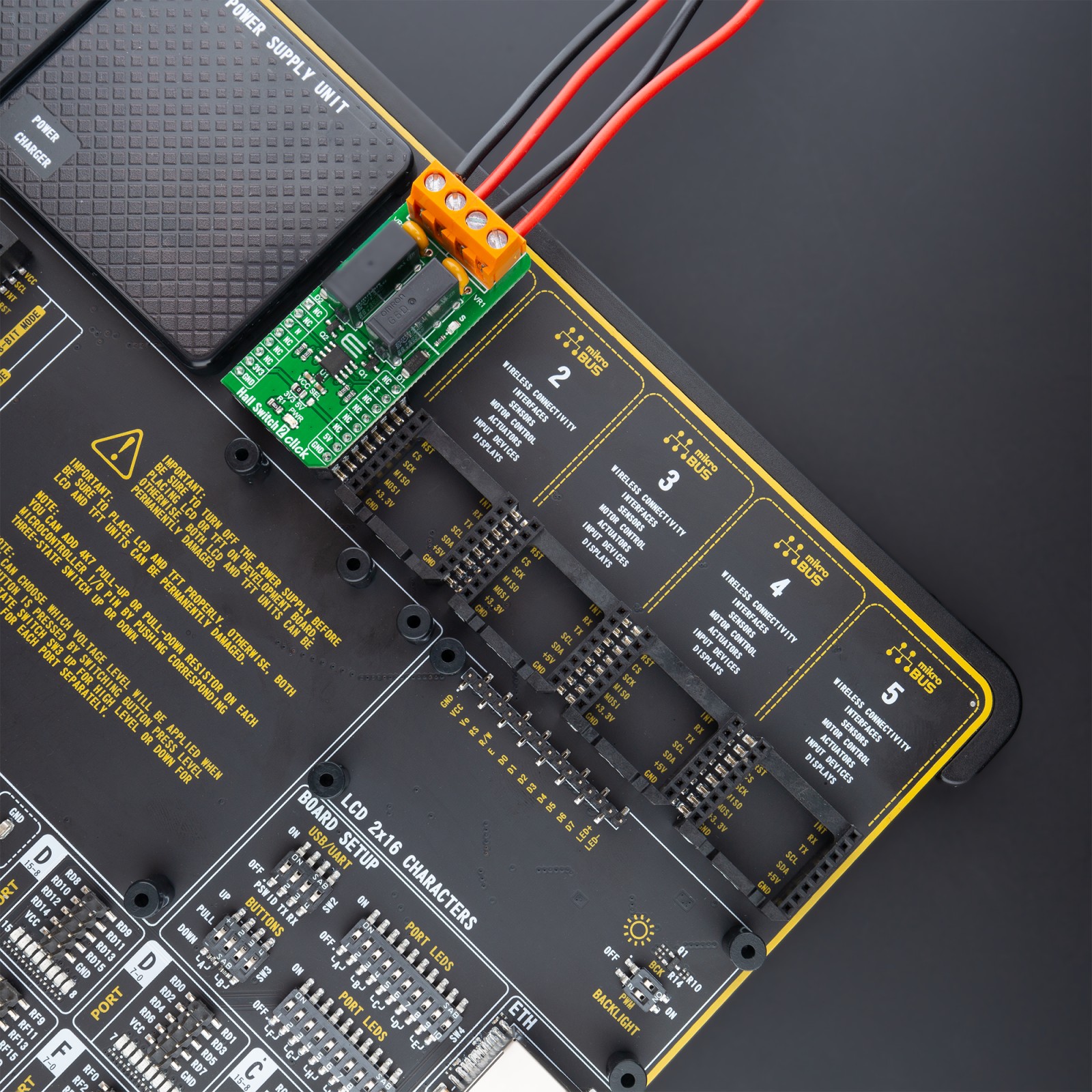 Hall Switch 2 Click | MHA100KN Hall Effect Switch for Precise Sensing