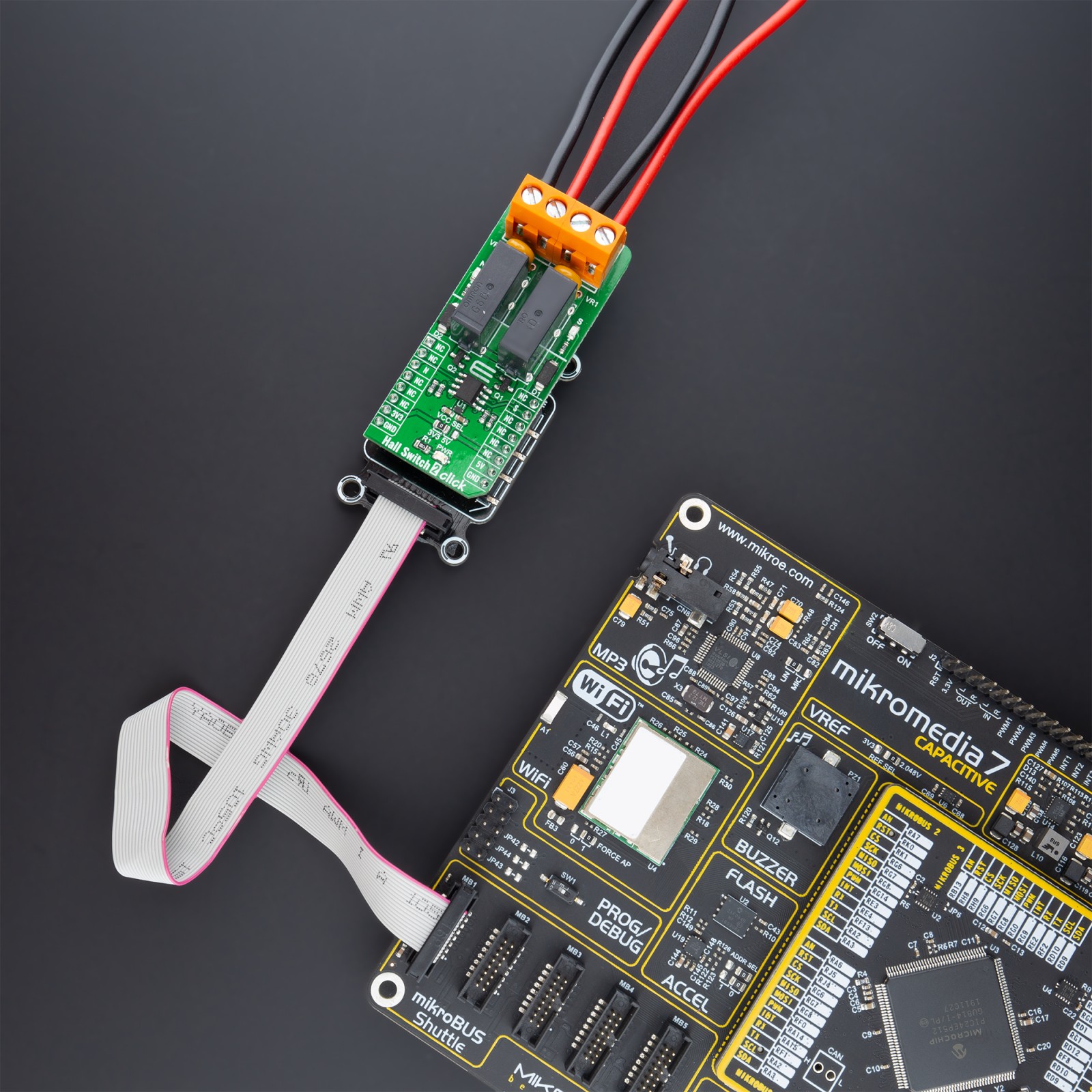 Hall Switch 2 Click | MHA100KN Hall Effect Switch for Precise Sensing