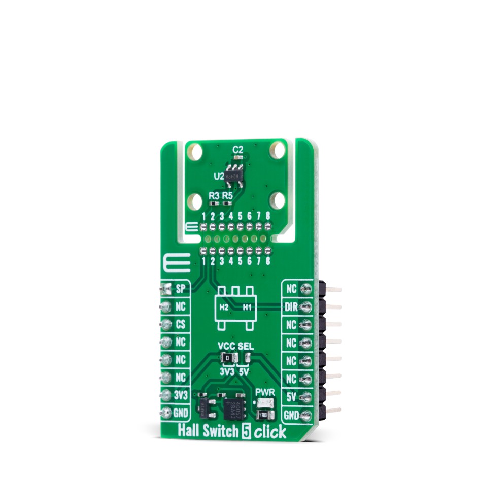Hall Switch 5 Click - For speed and direction detection | MIKROE-6604