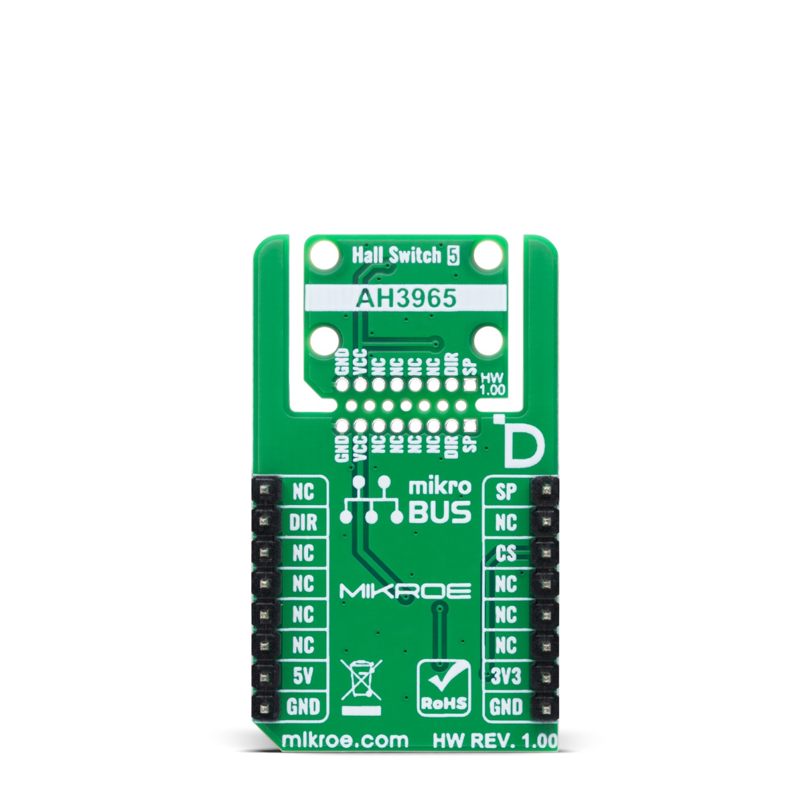 Hall Switch 5 Click - For speed and direction detection | MIKROE-6604