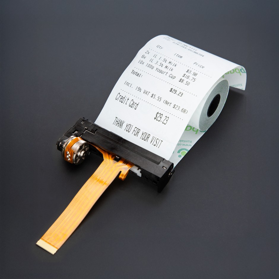 High Speed Thermal Print Head - 4.2V – 9.5V