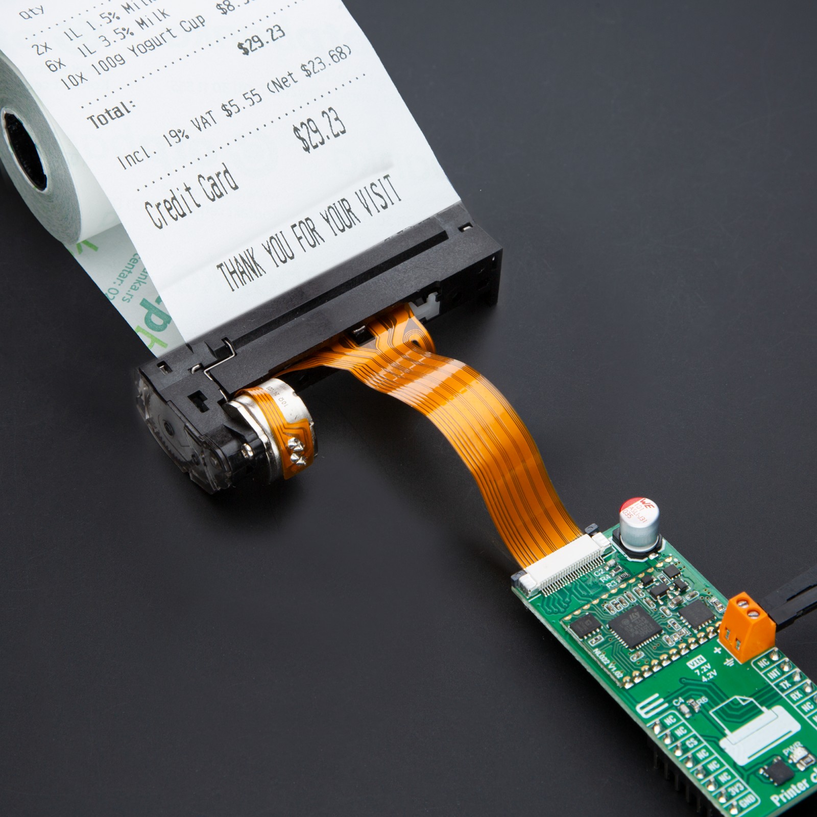 High Speed Thermal Print Head - 4.2V – 9.5V