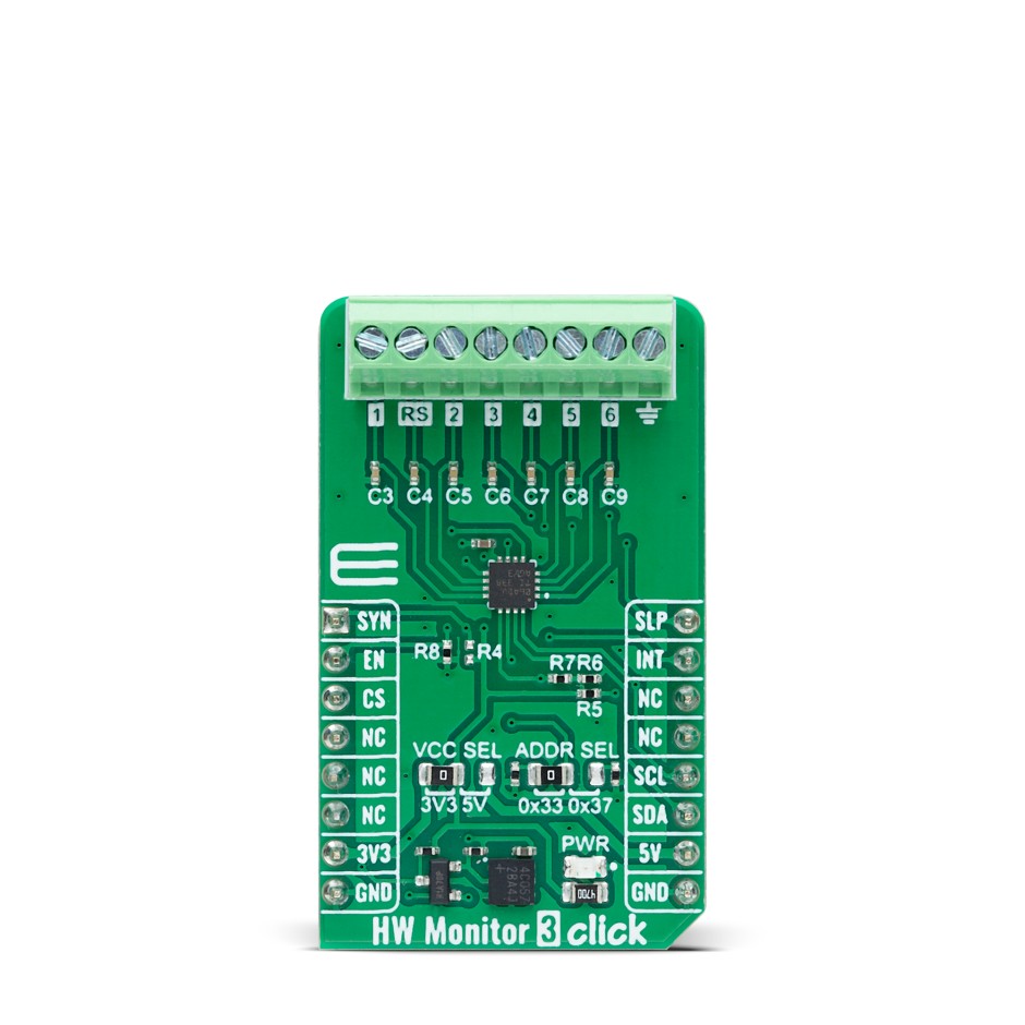 HW Monitor 3 Click Featuring TPS389006 for System Voltage and Reset ...