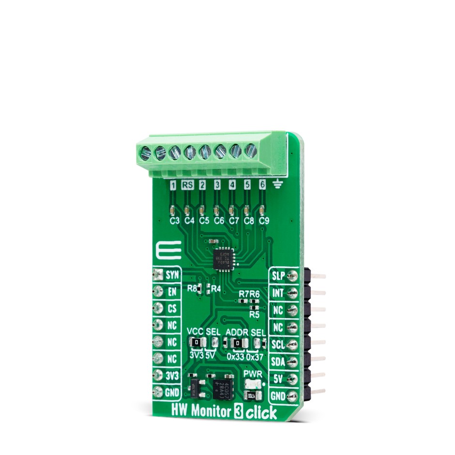 HW Monitor 3 Click Featuring TPS389006 for System Voltage and Reset ...