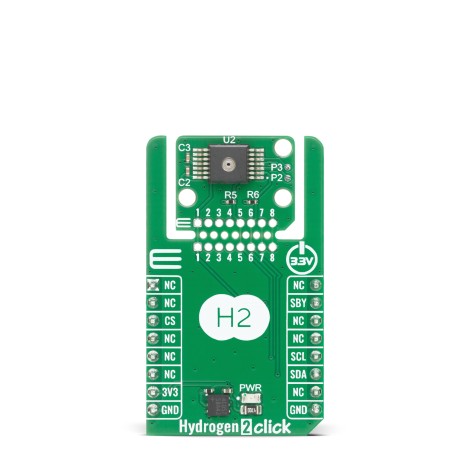 Hydrogen 2 Click - Hydrogen Gas Detection | MIKROE-6875