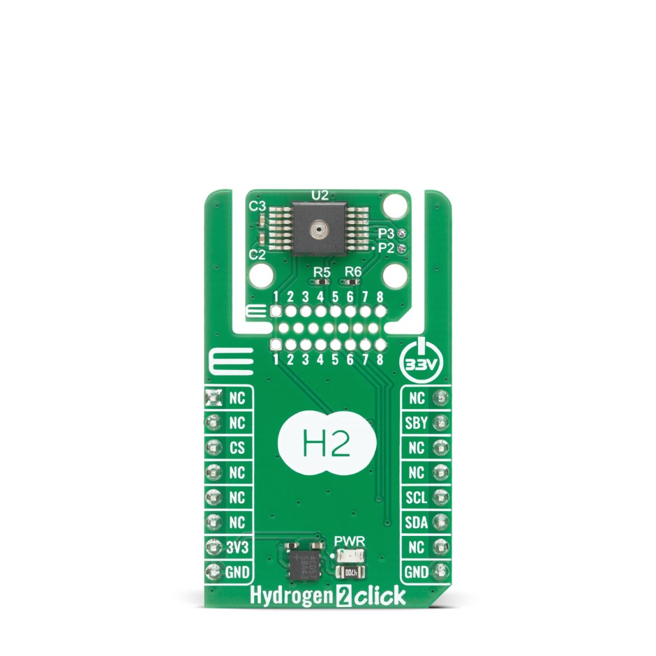 Hydrogen 2 Click - Hydrogen Gas Detection | MIKROE-6875