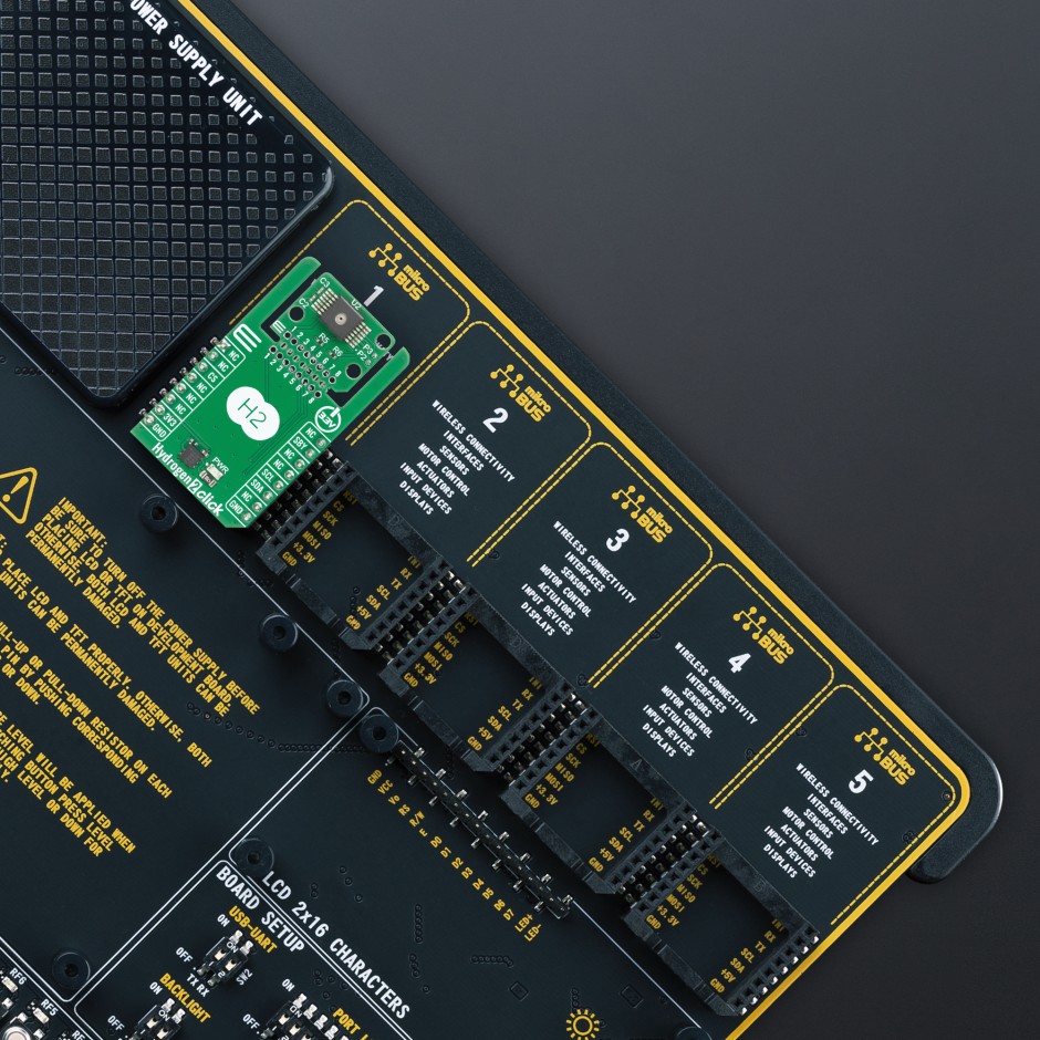 Hydrogen 2 Click - Hydrogen Gas Detection | MIKROE-6875