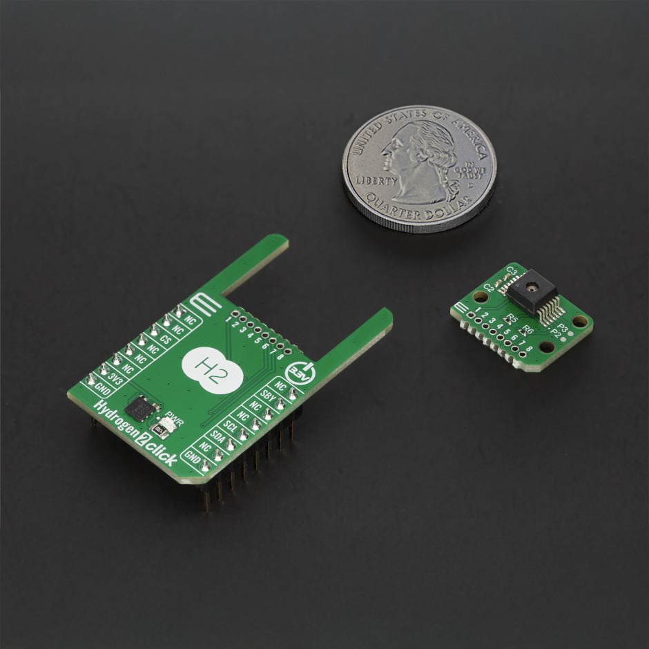 Hydrogen 2 Click - Hydrogen Gas Detection | MIKROE-6875