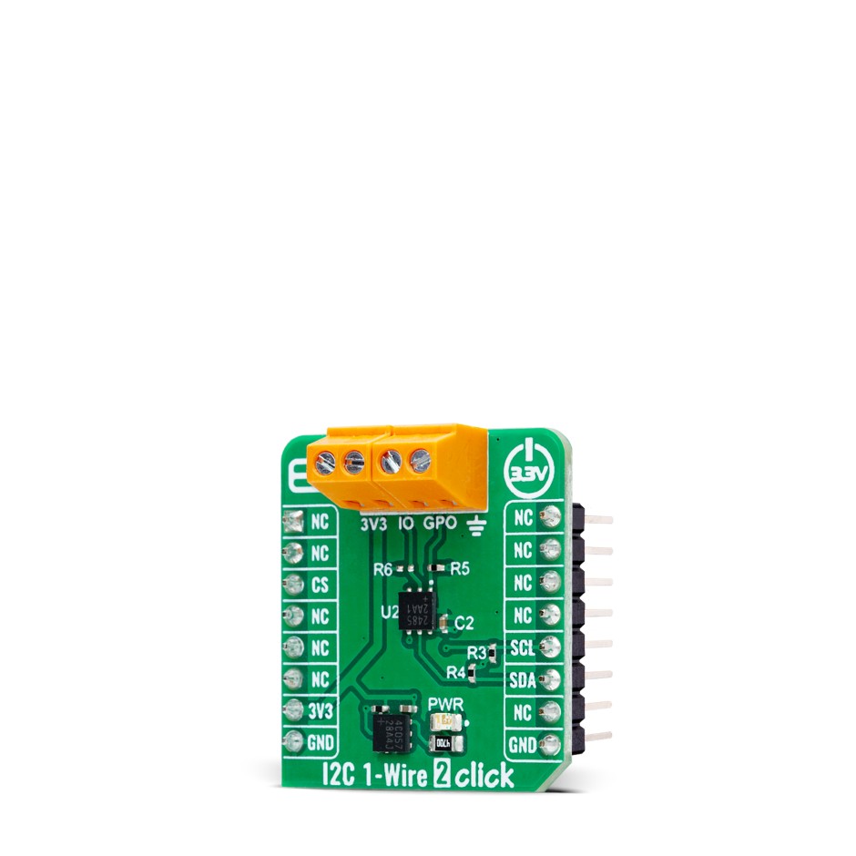 I2C 1-Wire 2 Click with DS2485 Bridge Interface