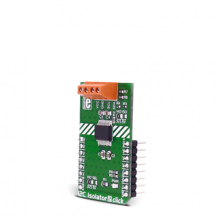 I2C Isolator 2 click — board with ADM3260 dual I2C isolator | MikroElektronika