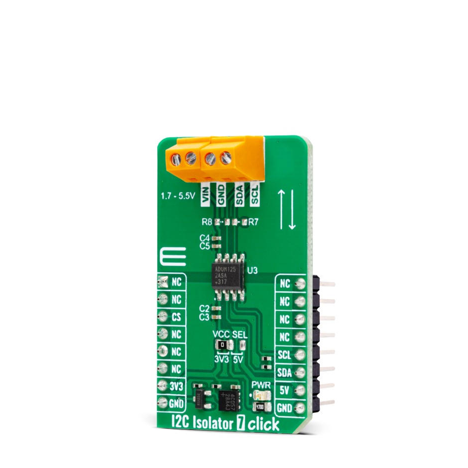 I2C Isolator 7 Click with ADuM1252 Digital Isolator