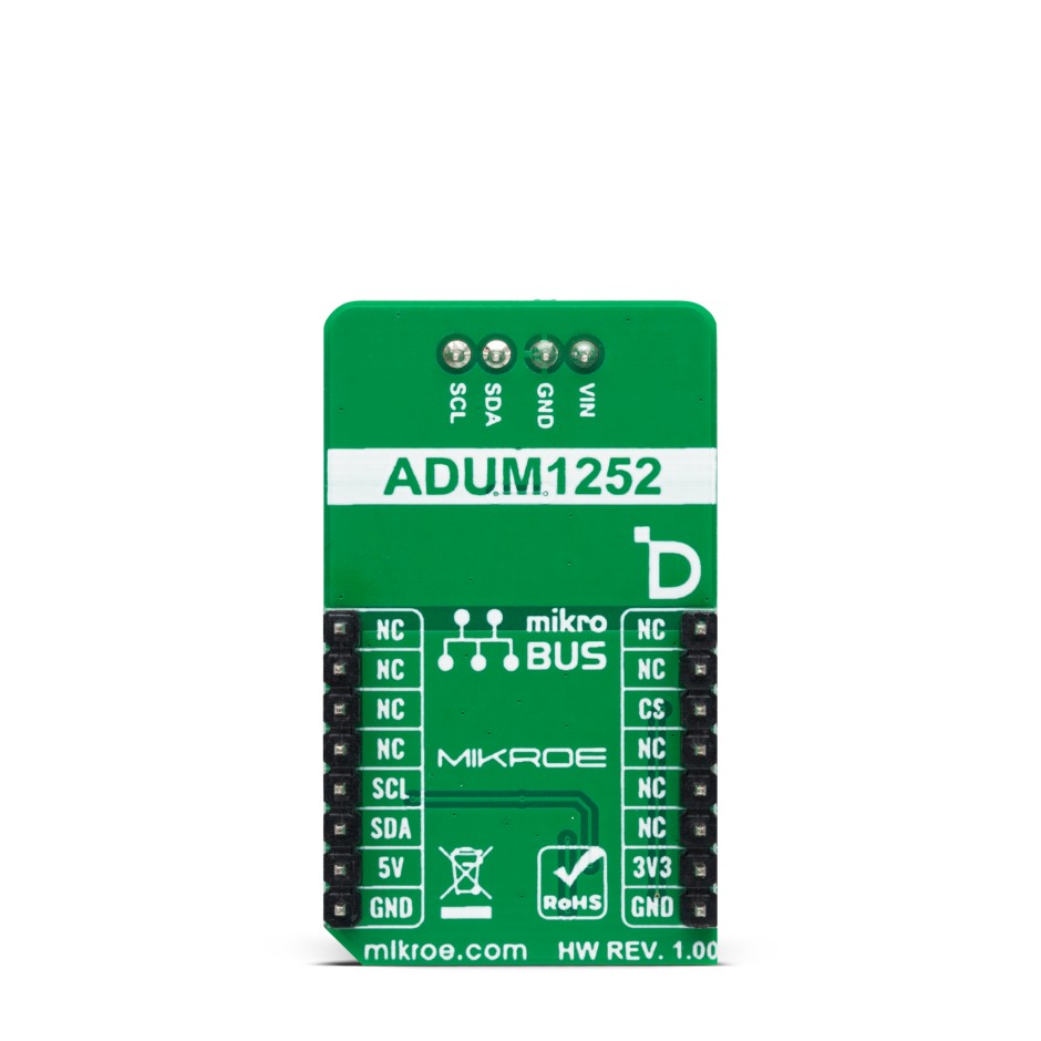 I2C Isolator 7 Click with ADuM1252 Digital Isolator