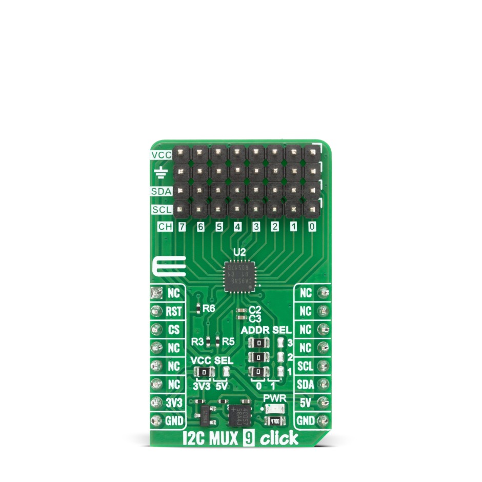 I2C MUX 9 Click - 8-Channel I2C MUX | MIKROE-6848