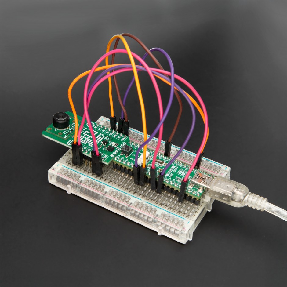 IR Grid 5 Click - 32x24-pixel thermal IR array imager | MIKROE-6764