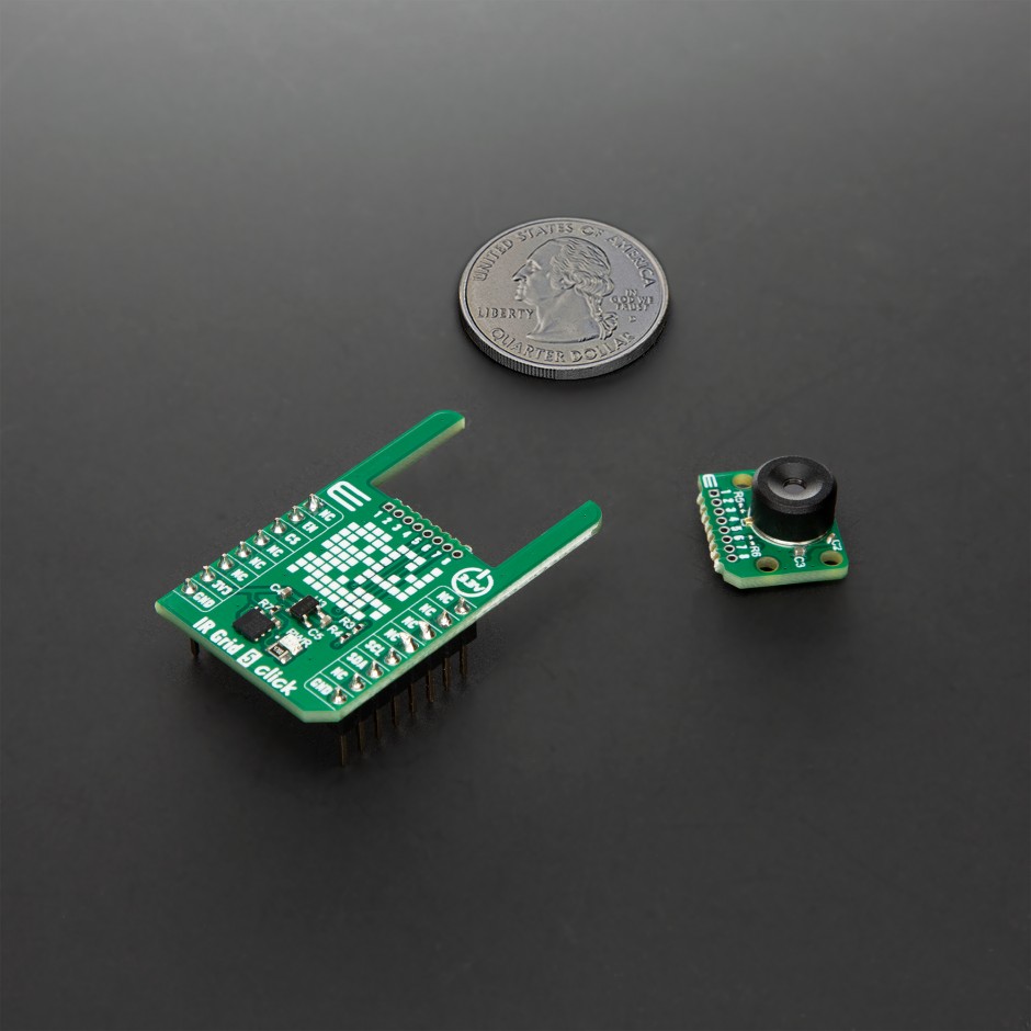 IR Grid 5 Click - 32x24-pixel thermal IR array imager | MIKROE-6764