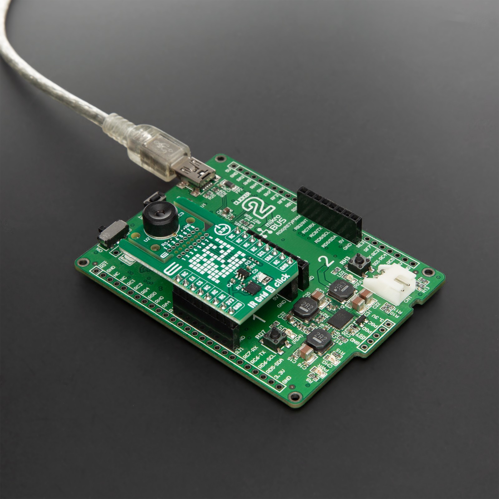 IR Grid 5 Click - 32x24-pixel thermal IR array imager | MIKROE-6764