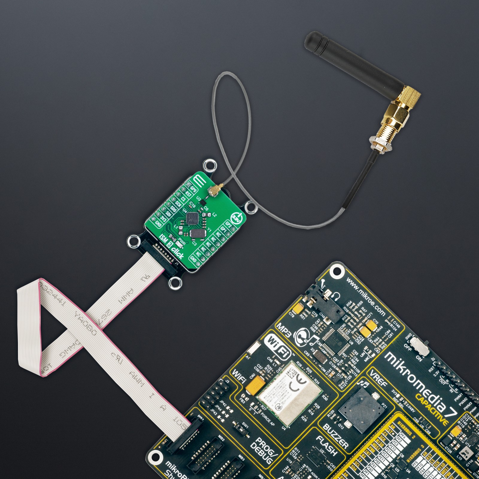 ISM 3 Click - For sub-Ghz 433MHz ISM communication | MIKROE-6066
