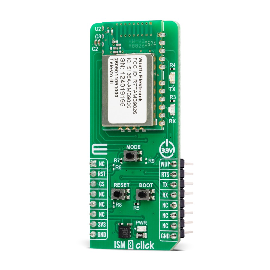 ISM 8 Click - For 915MHz ISM band | MIKROE-6628