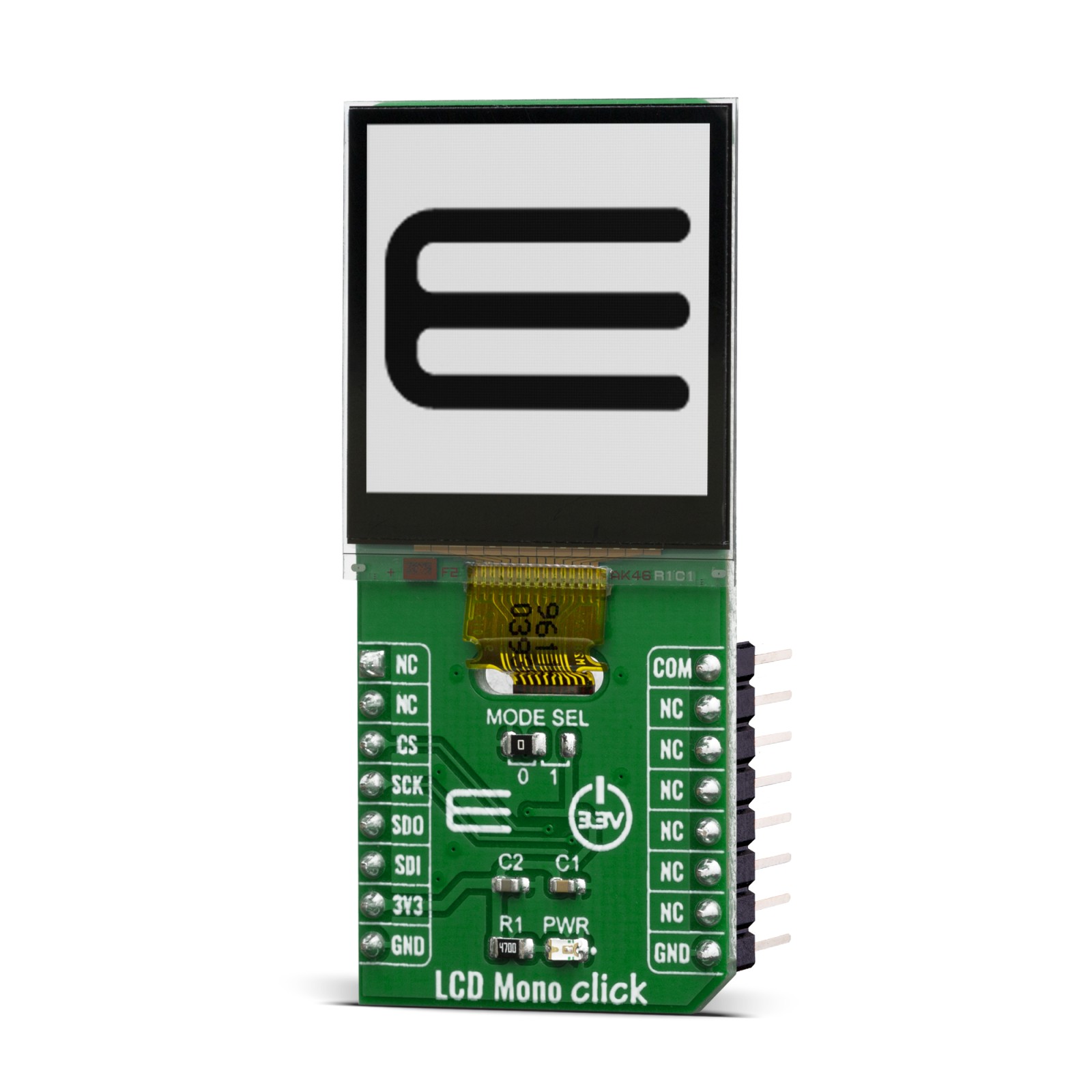 LCD Mono Click | Mikroe