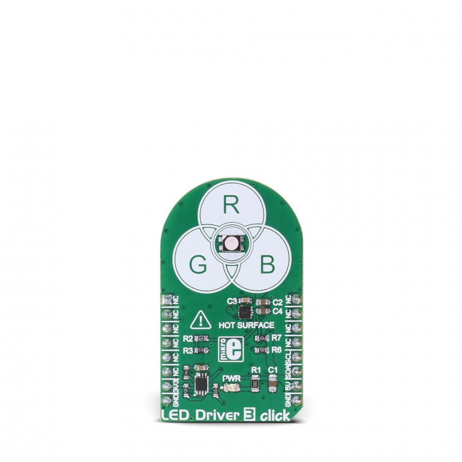 LED Driver 3 Click – NCP5623B RGB LED Driver | mikroBUS™